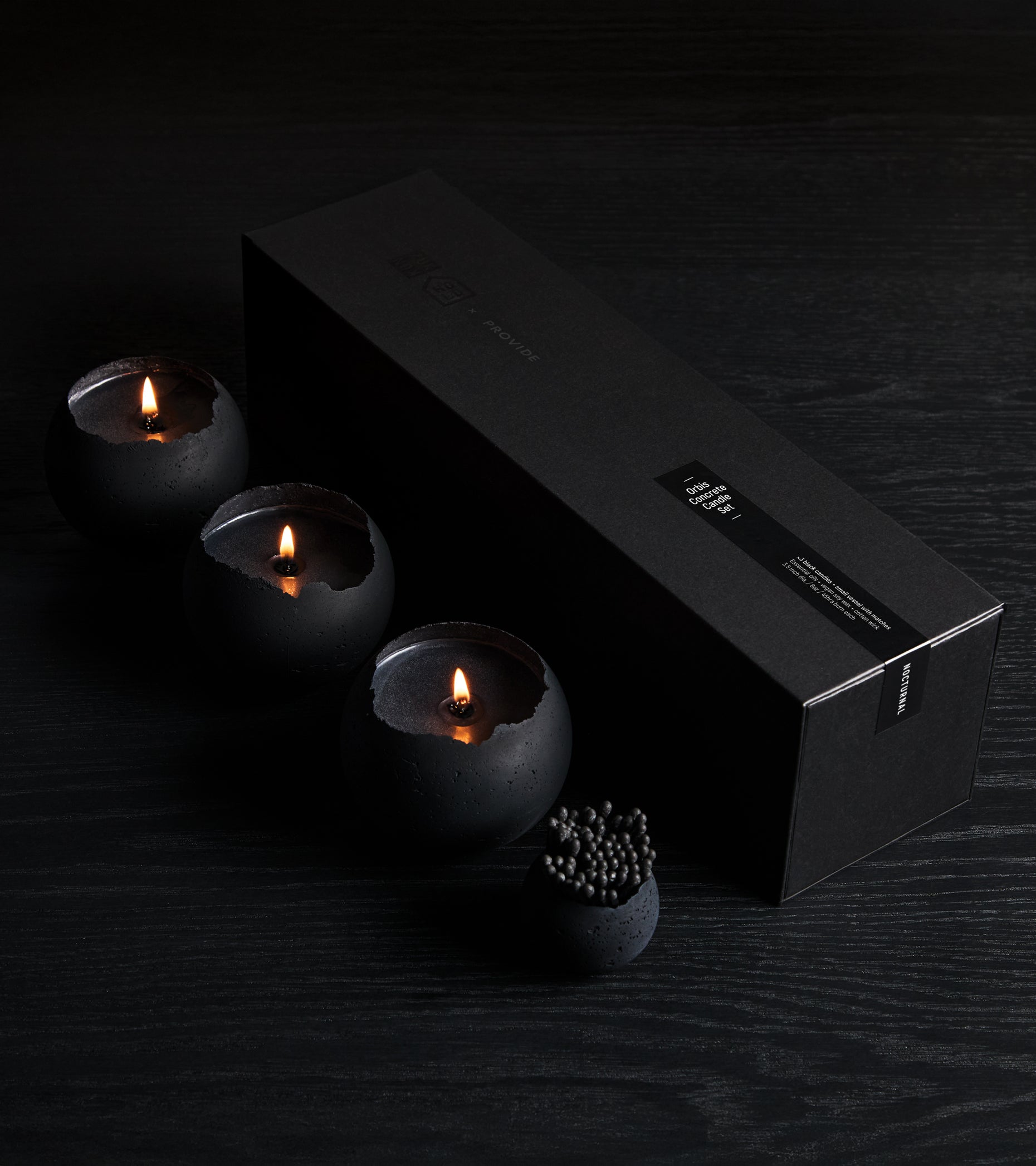 Orbis Concrete Candles & Vessels | Konzuk Concrete Creations – KONZUK