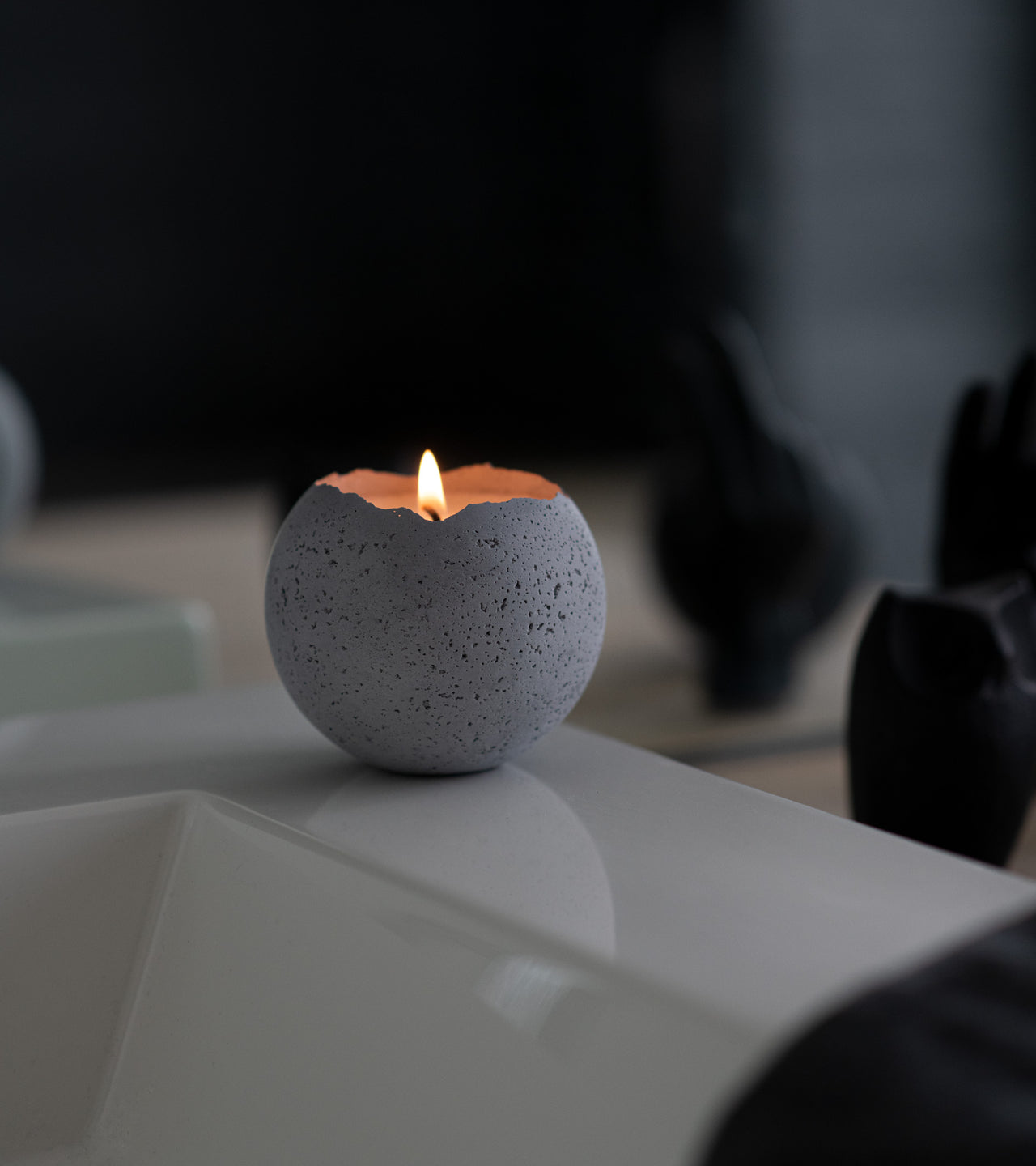 Orbis Concrete Candles & Vessels | Konzuk Concrete Creations – KONZUK