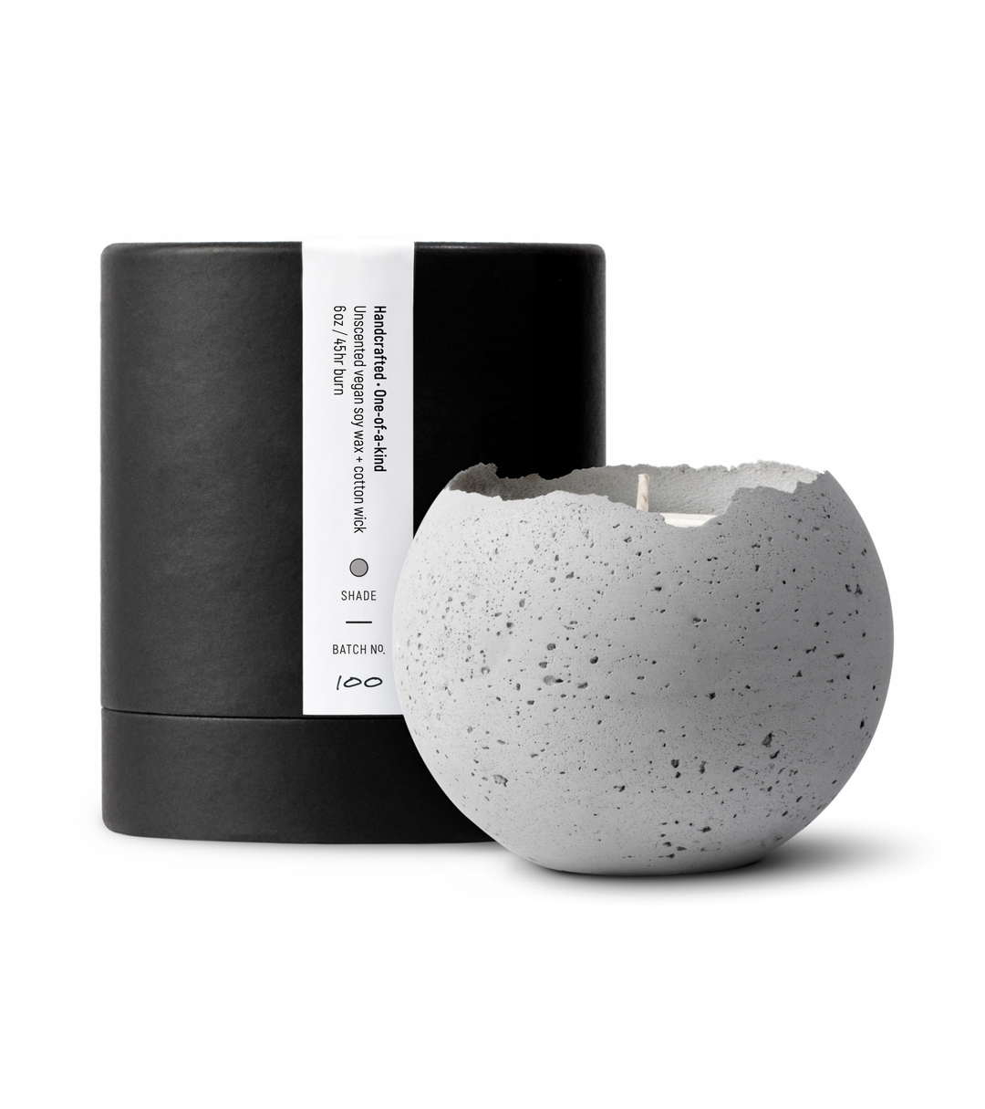 M - Orbis Concrete Candle - Natural – KONZUK